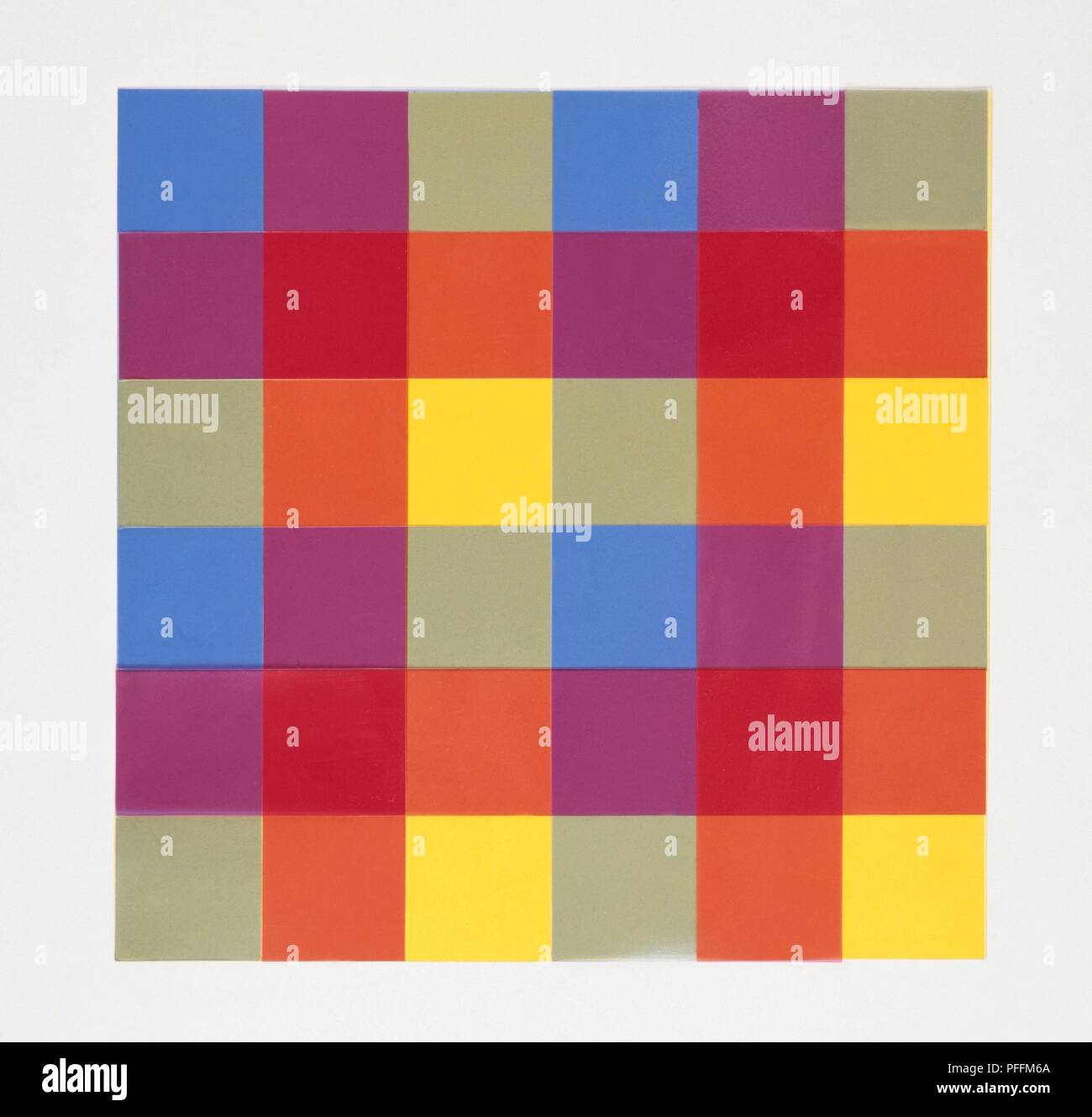 A patchwork of colours Stock Photo - Alamy