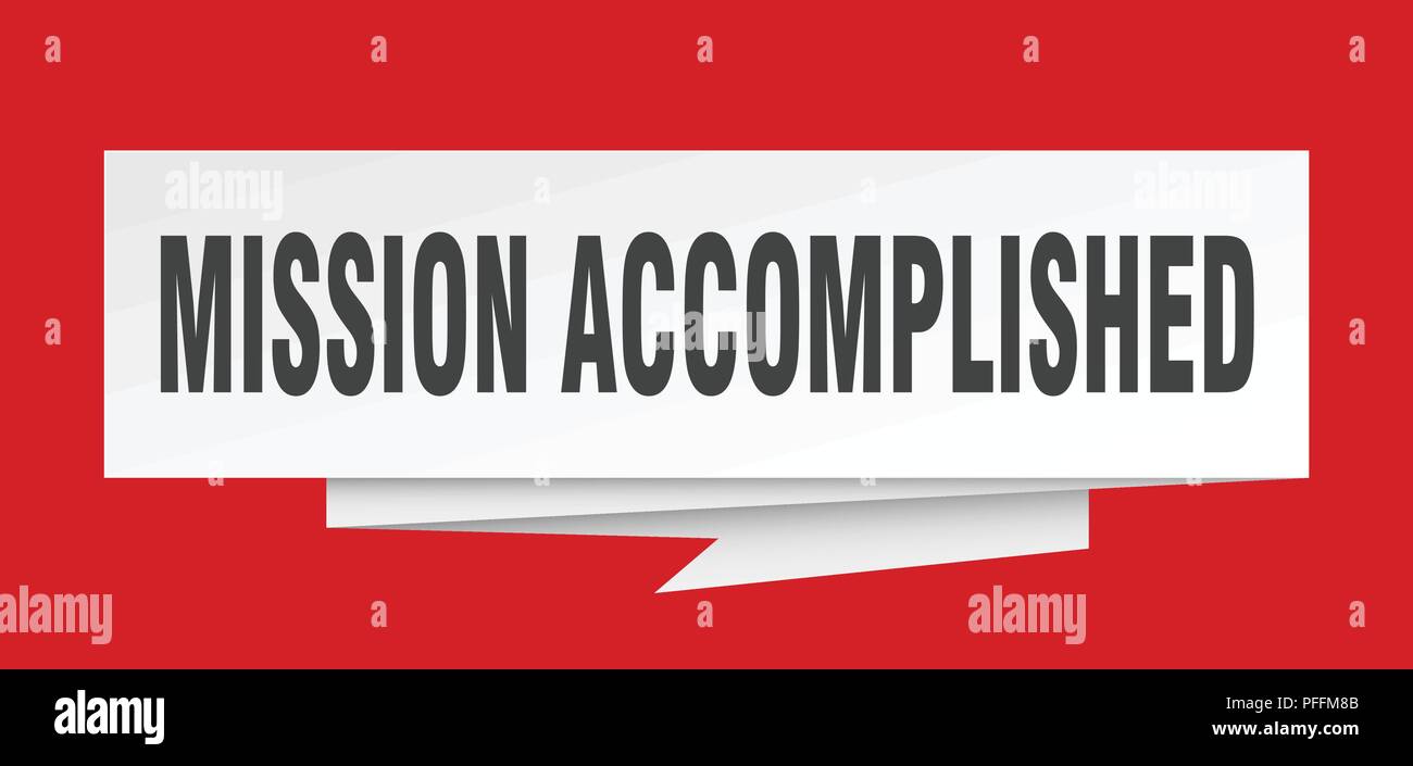 Mission accomplished speech hi-res stock photography and images - Alamy