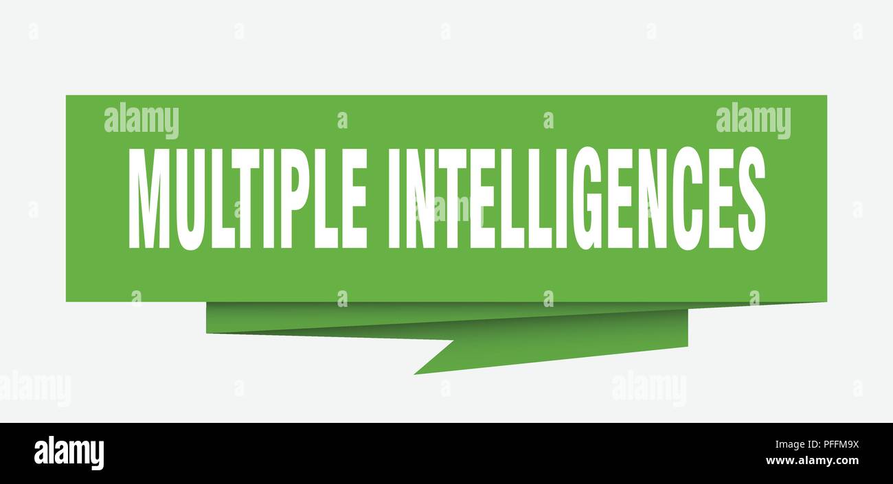 multiple intelligences sign. multiple intelligences paper origami ...