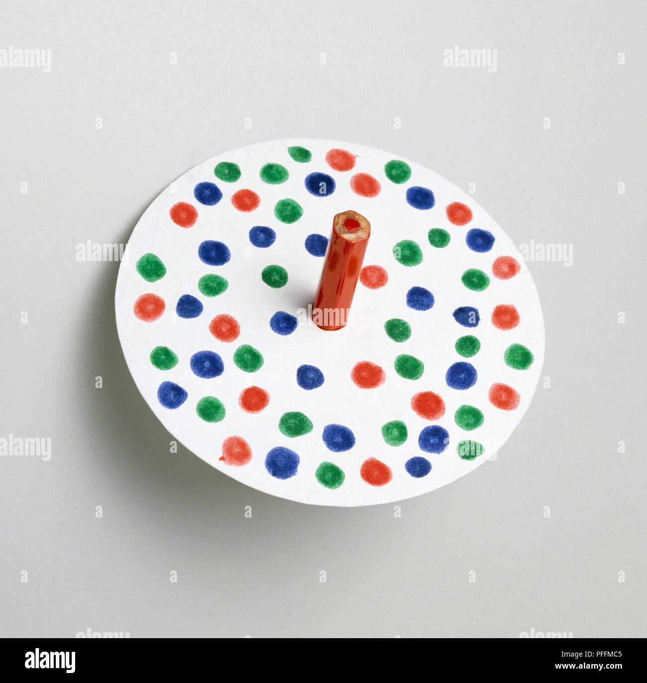 A home-made spinning top Stock Photo - Alamy