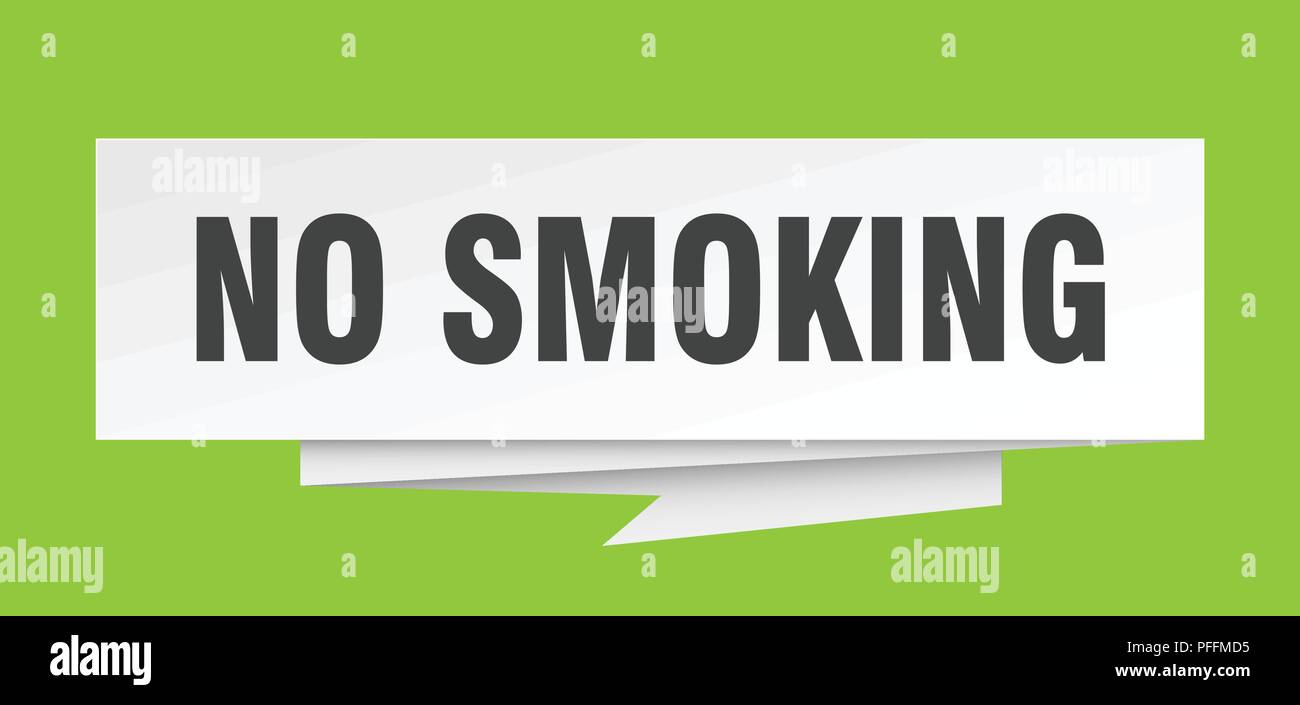 no smoking sign. no smoking paper origami speech bubble. no smoking tag ...