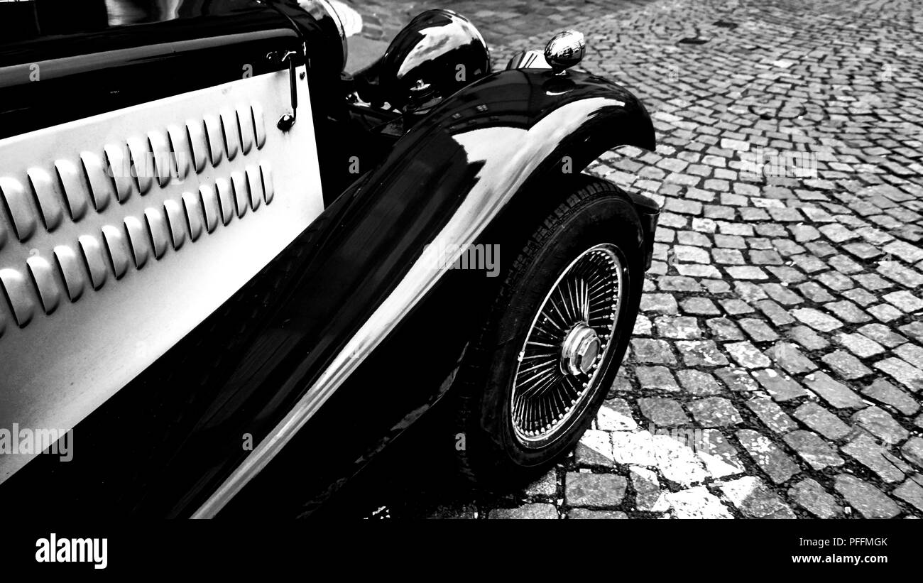 Hot rod car Black and White Stock Photos & Images - Alamy