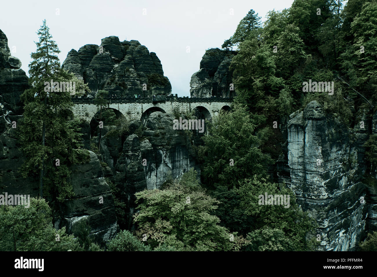 Bastei bridge saxon switzerland national hi-res stock photography and ...