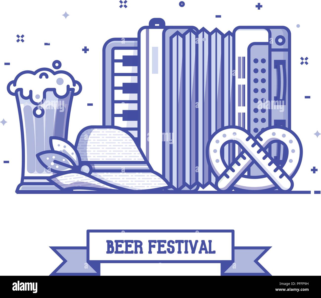 Beverage symbols pack hi-res stock photography and images - Alamy