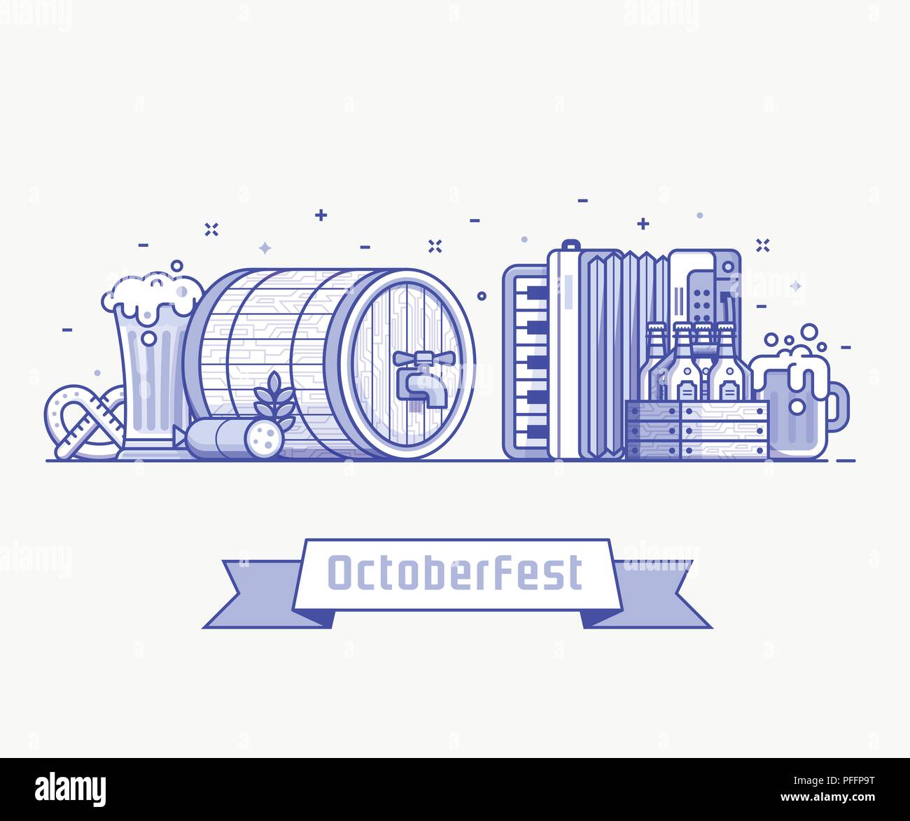 Oktoberfest Concept illustration Stock Vector Image & Art - Alamy