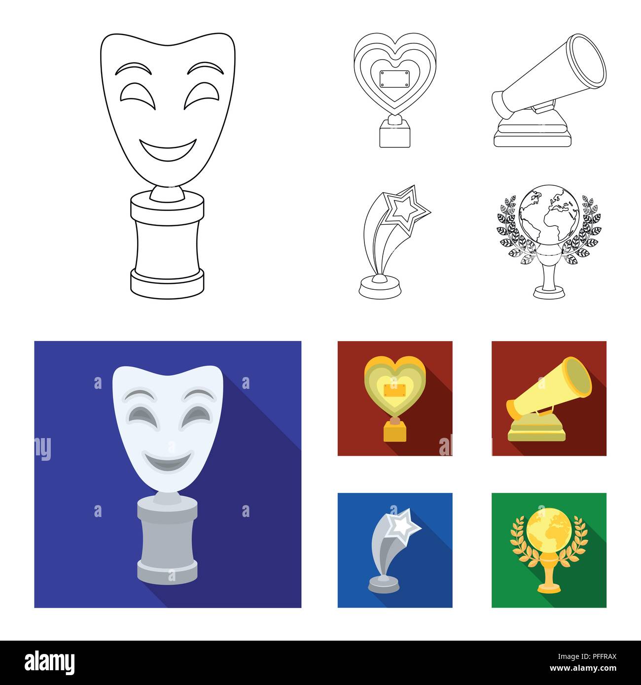 White Mask Mime for the best drama, a prize in the form of the heart ...