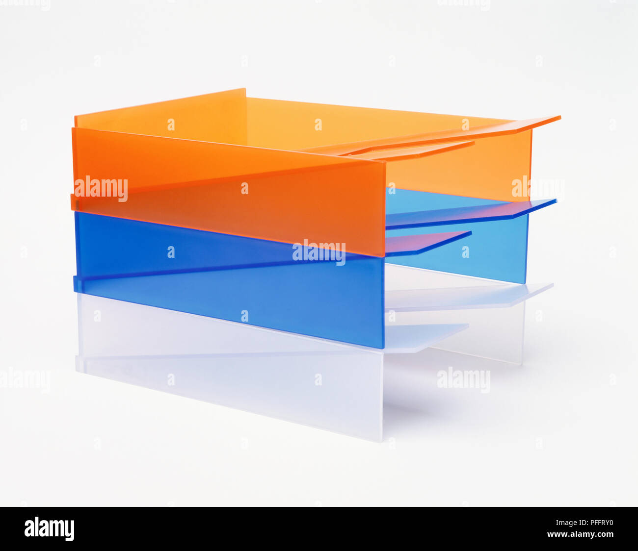 Three stacked trays hi-res stock photography and images - Alamy