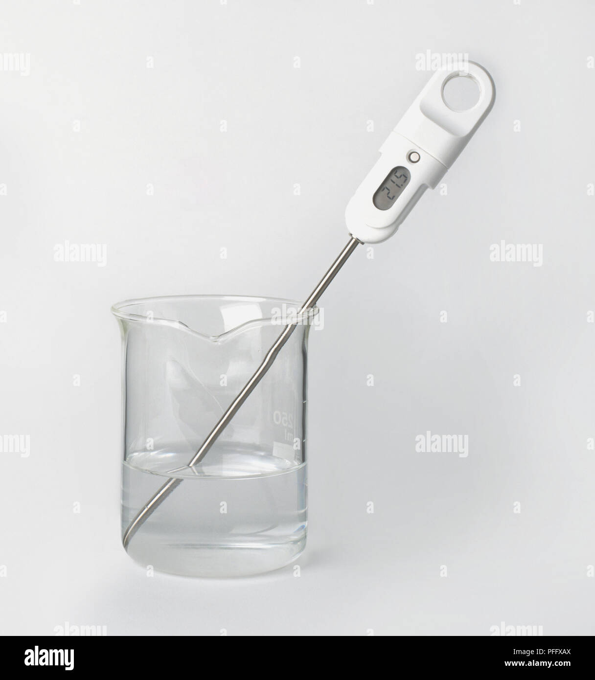 Digital thermometer beaker hi-res stock photography and images - Alamy