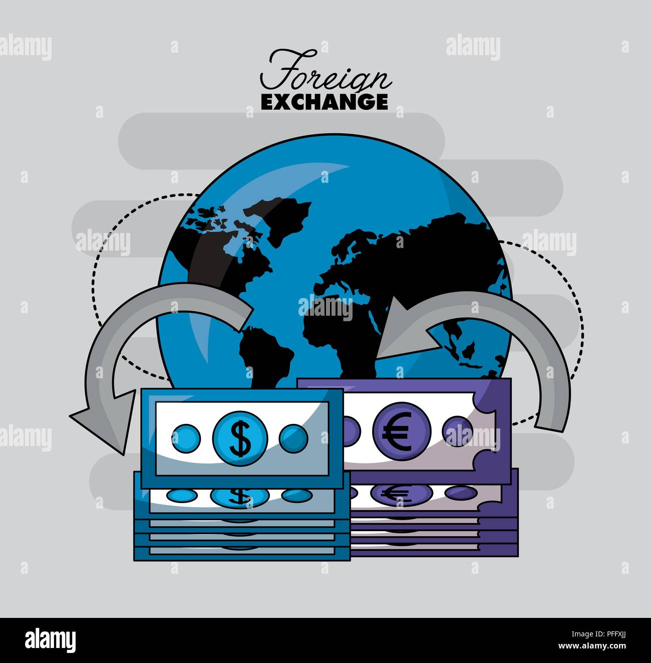 foreign exchange card Stock Vector Image & Art - Alamy