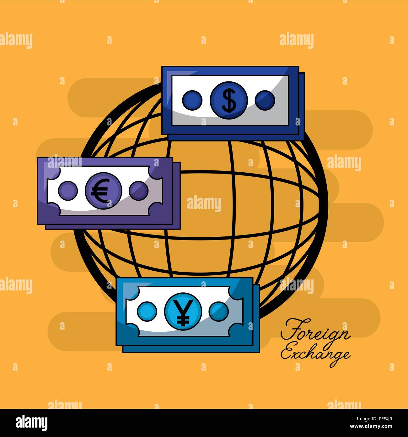 foreign exchange card Stock Vector Image & Art - Alamy