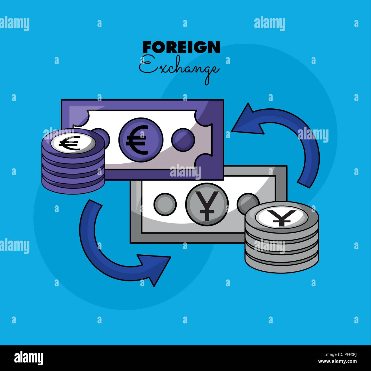 Automatic money exchange Stock Vector Images - Alamy