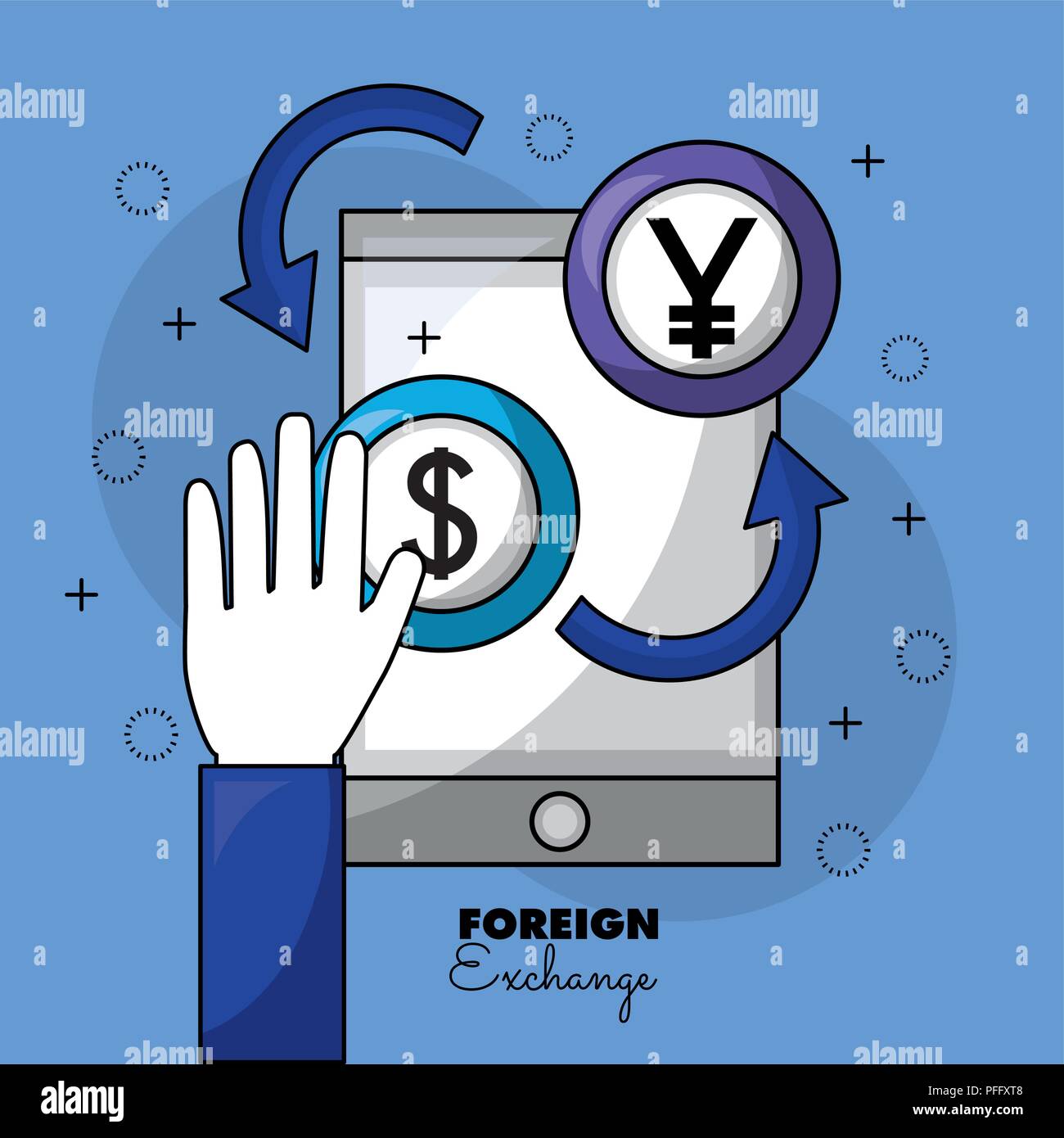foreign exchange card Stock Vector Image & Art - Alamy