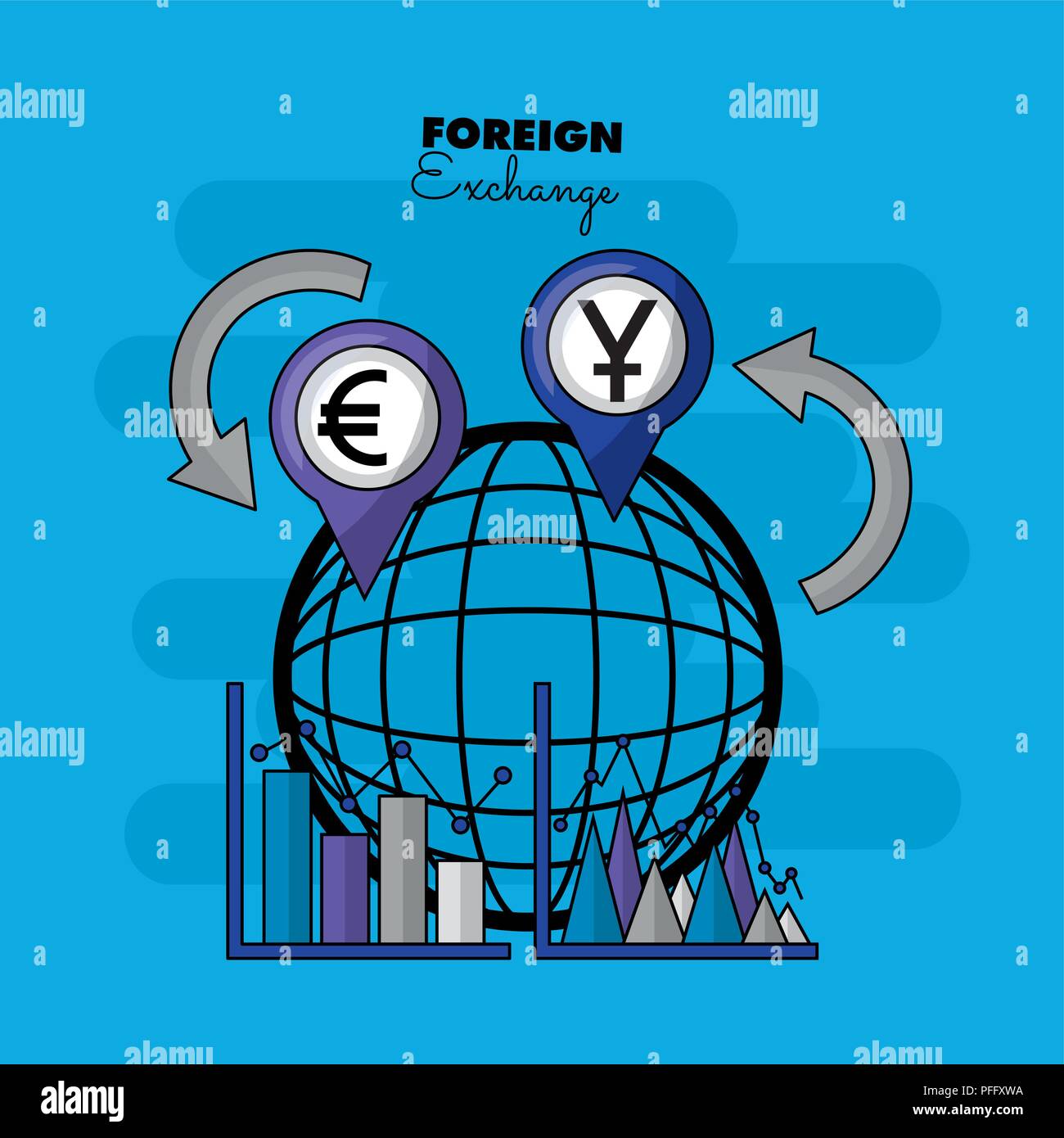 Foreign exchange screen Stock Vector Images - Alamy