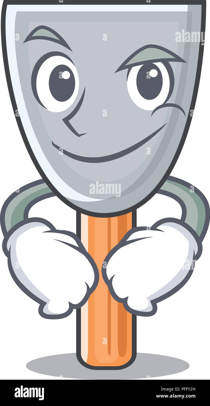 Smirking character putty knife isolated Stock Vector Image & Art - Alamy