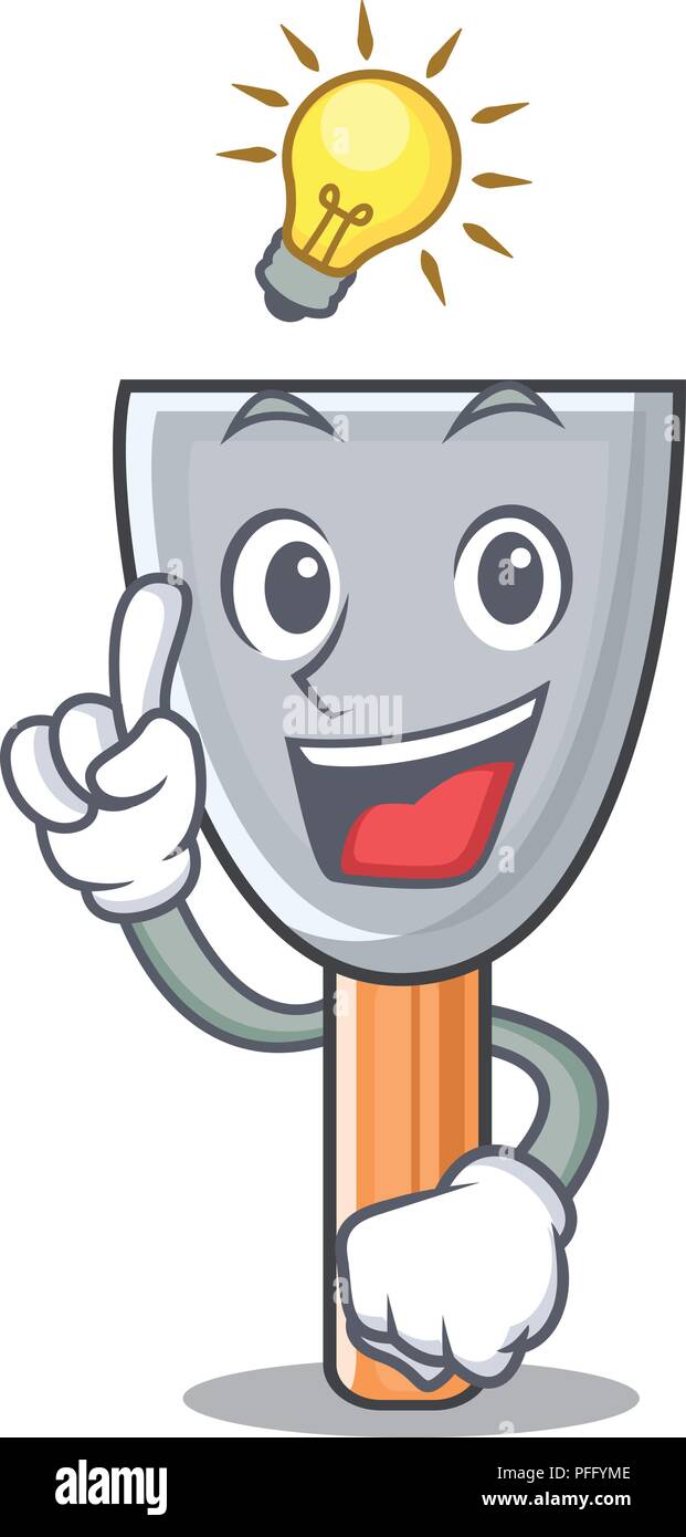 Have an idea vintage putty knife on mascot Stock Vector Image & Art - Alamy