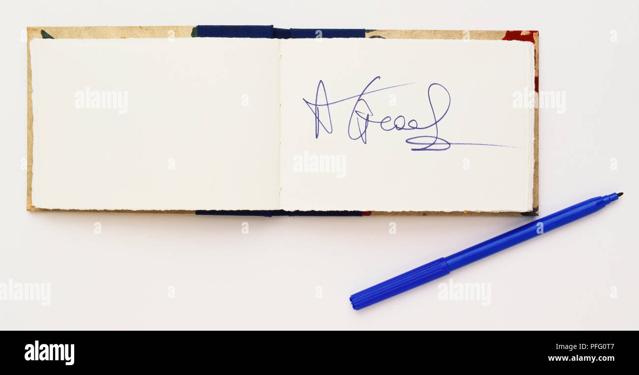 Autograph collection hi-res stock photography and images - Alamy