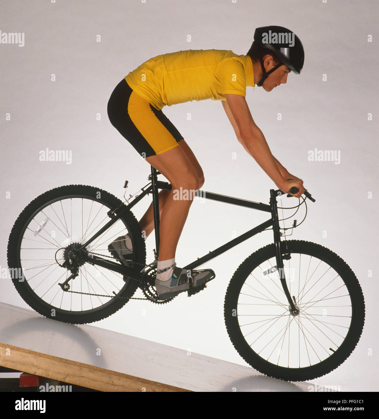 Man going downhill hi-res stock photography and images - Alamy