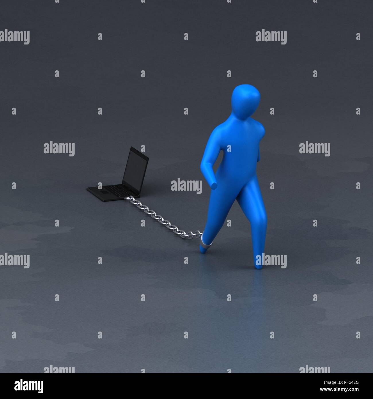 Burden symbol - 3D Illustration Stock Photo - Alamy