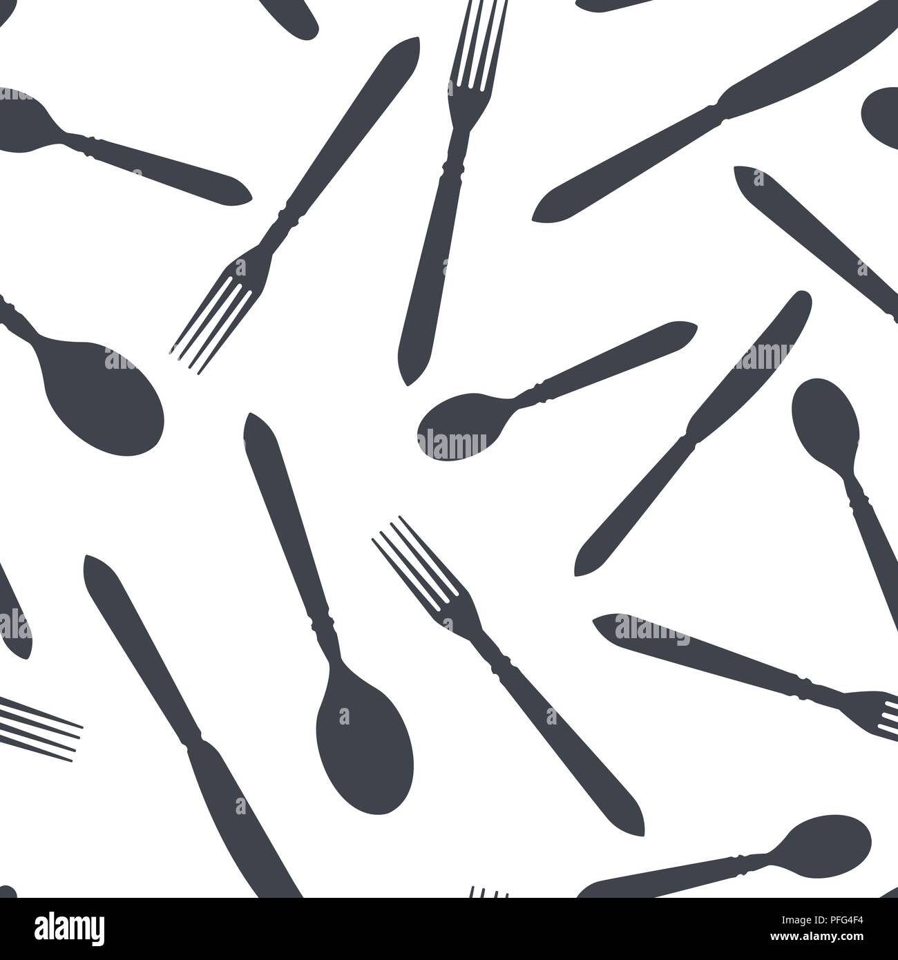Kitchen cutlery set Stock Vector Images - Alamy