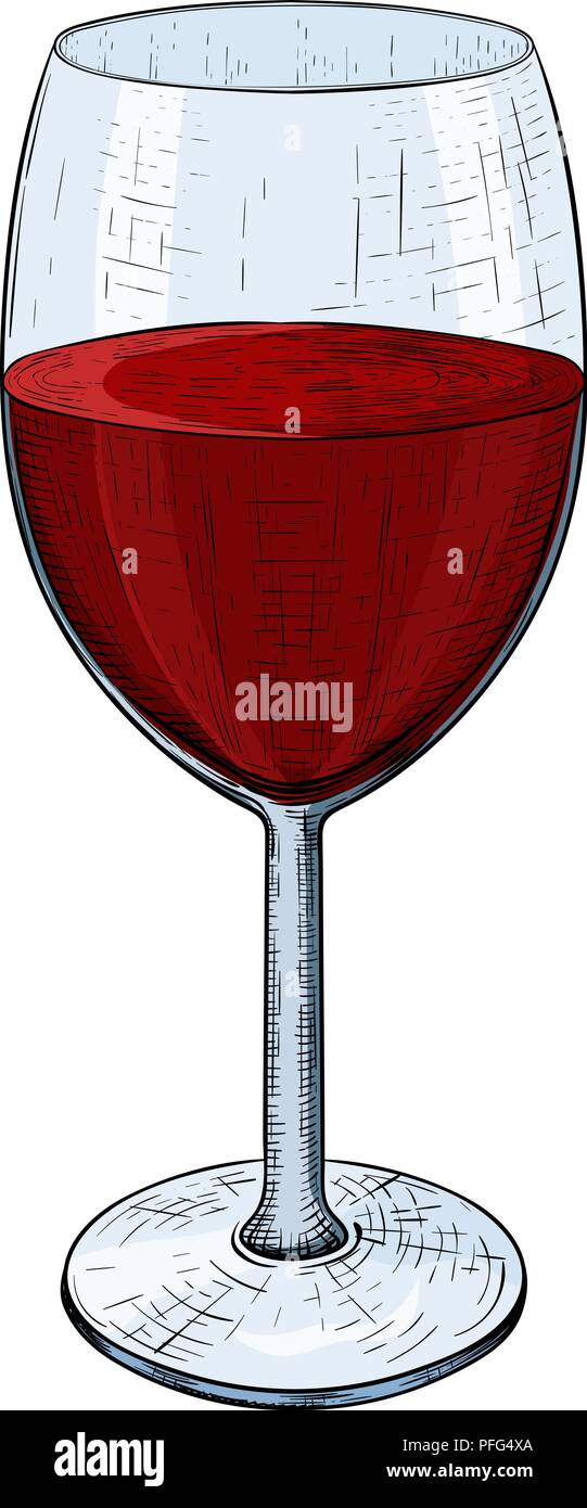 Hand drawn doodle glass Stock Vector Images - Alamy