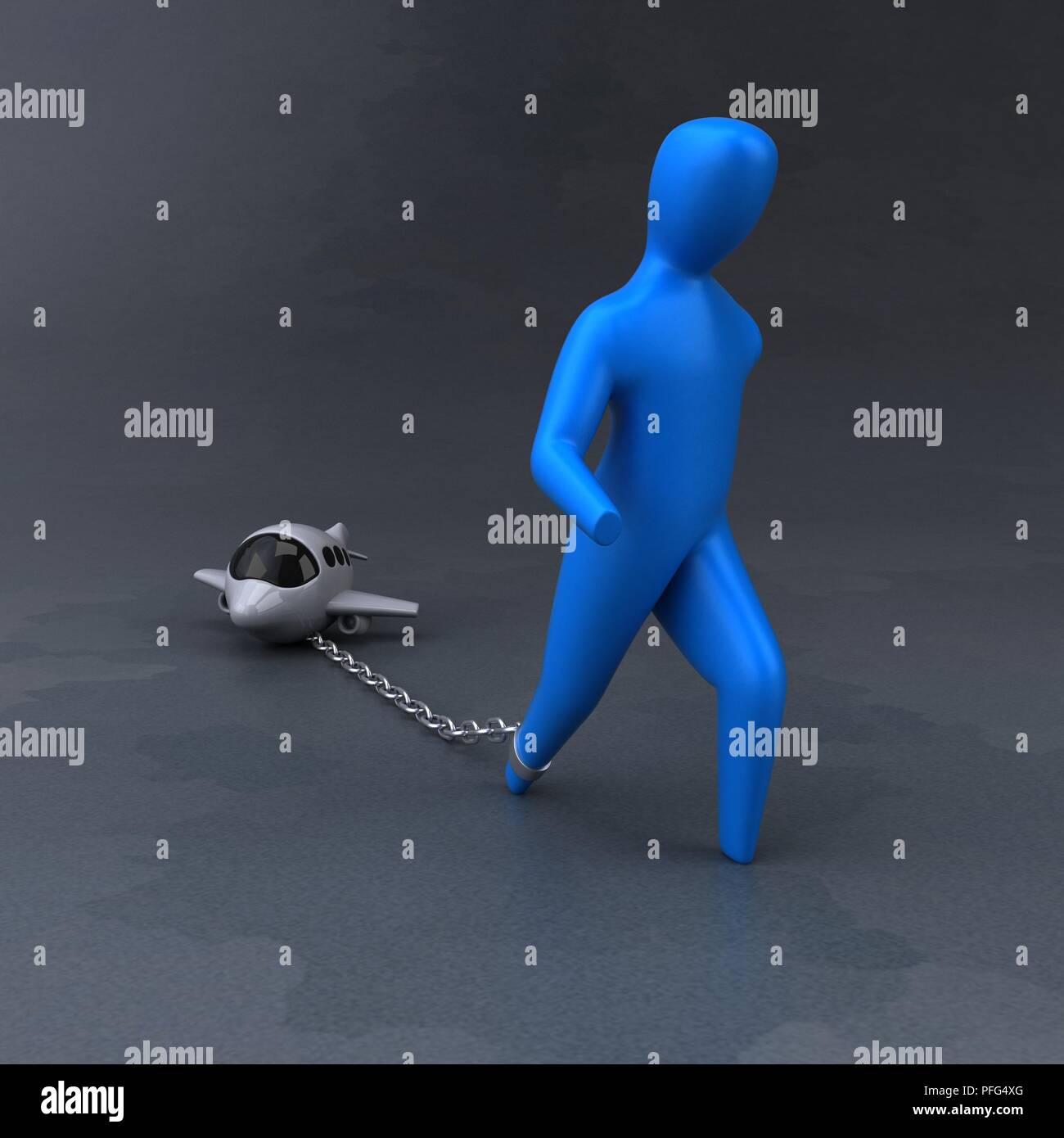 Burden symbol - 3D Illustration Stock Photo - Alamy