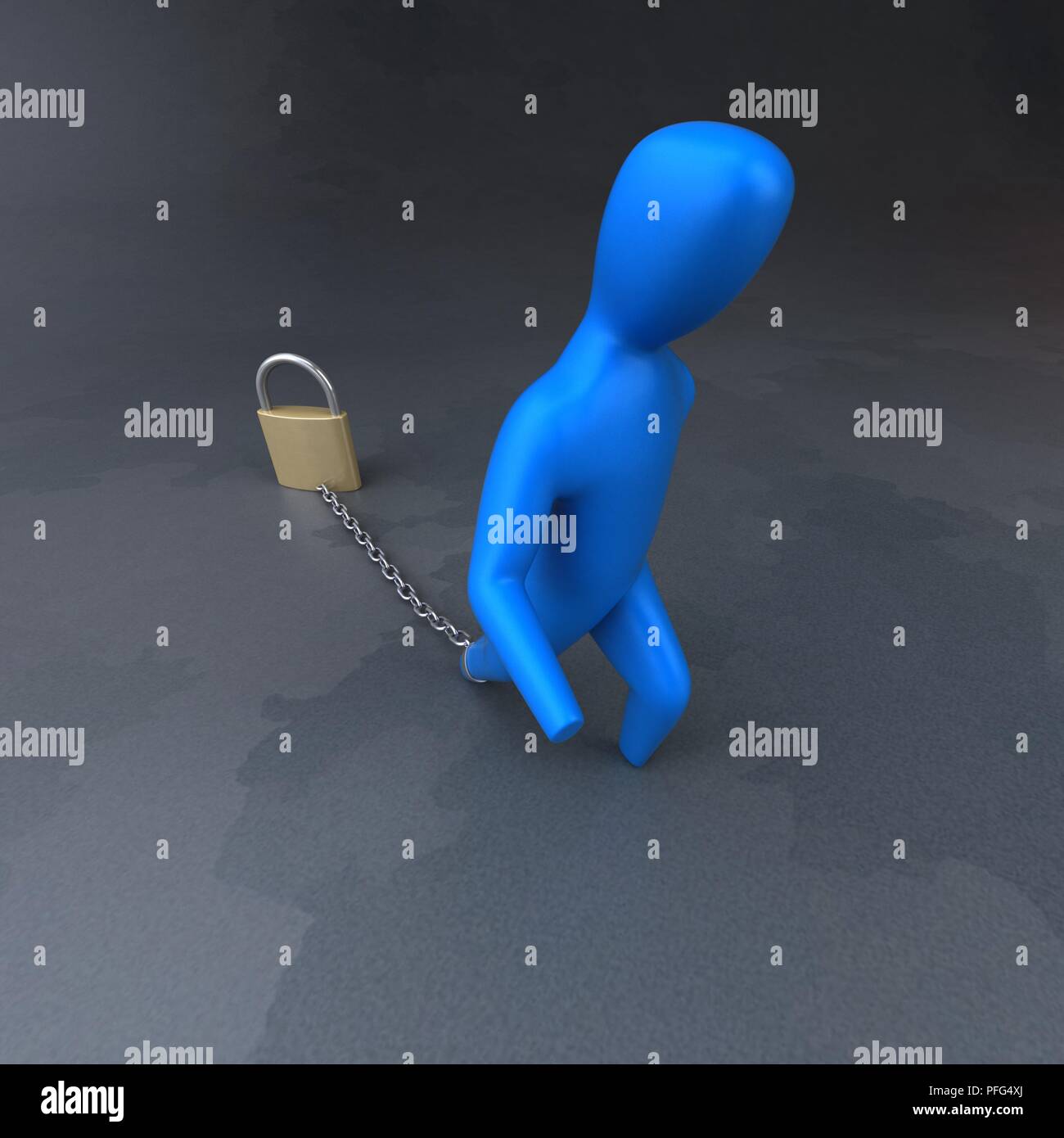 Burden symbol - 3D Illustration Stock Photo - Alamy