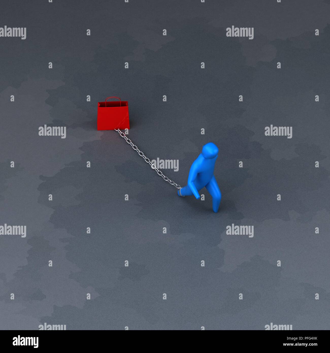 Burden symbol - 3D Illustration Stock Photo - Alamy