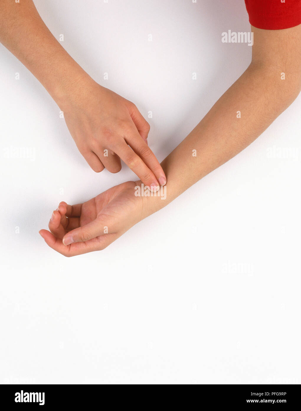 Take pulse hi-res stock photography and images - Alamy