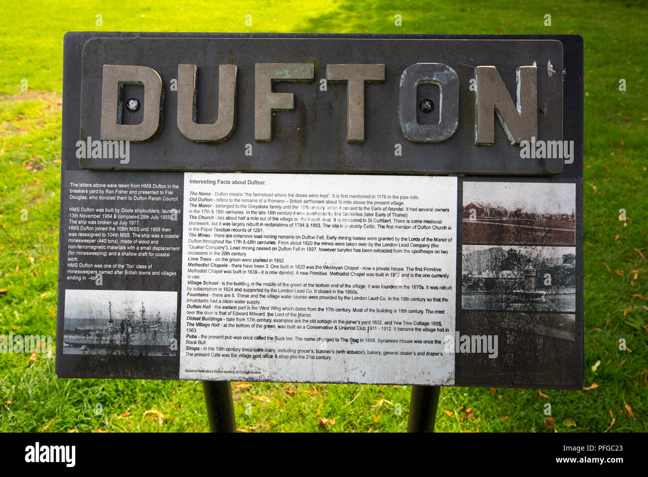 The rural village of Dufton in the Eden Valley, Cumbria, UK Stock Photo ...