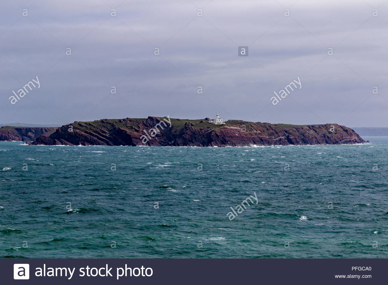 Skokholm Island Lighthouse High Resolution Stock Photography and Images ...