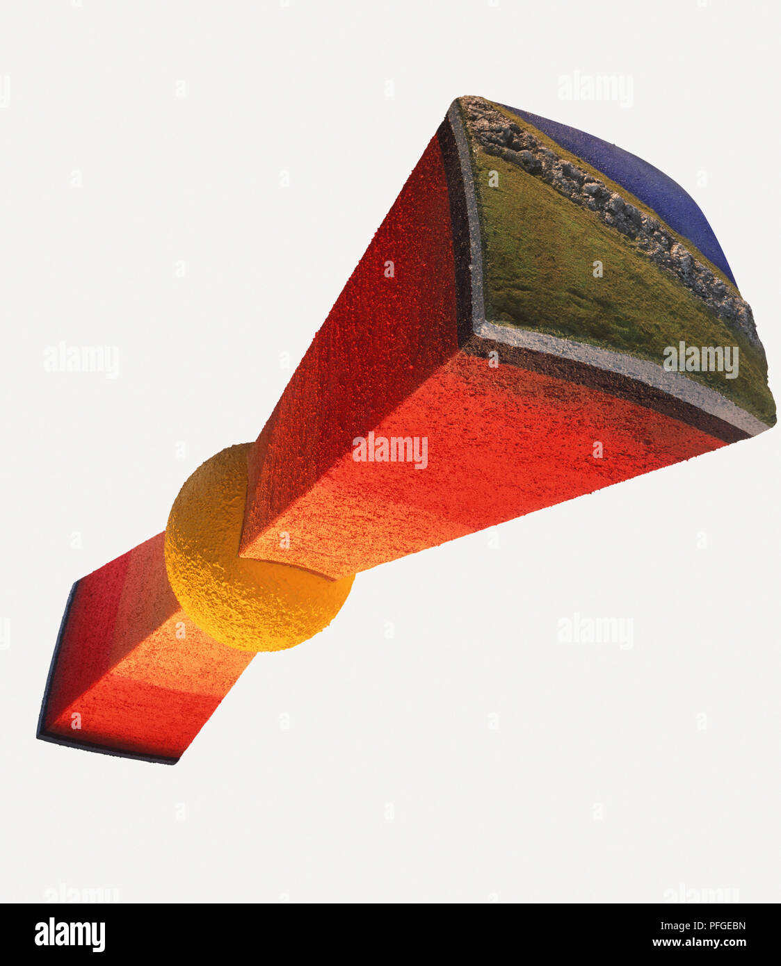 Earth crust layers hi-res stock photography and images - Alamy