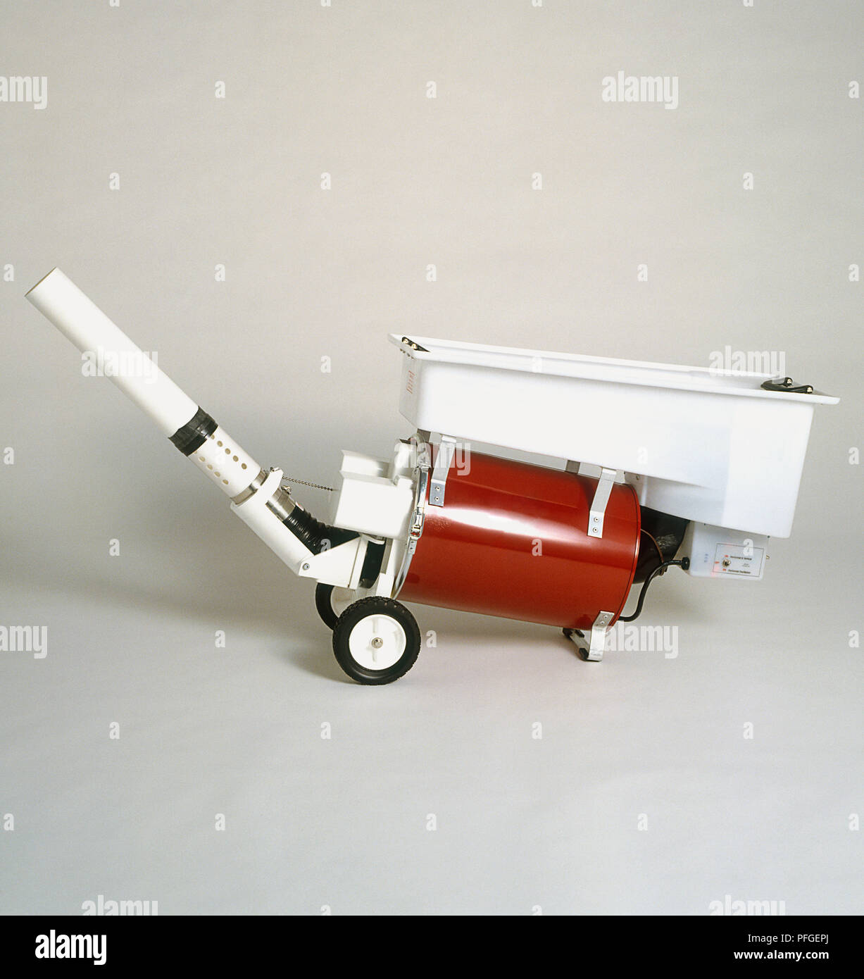 Tennis ball machine Stock Photo - Alamy
