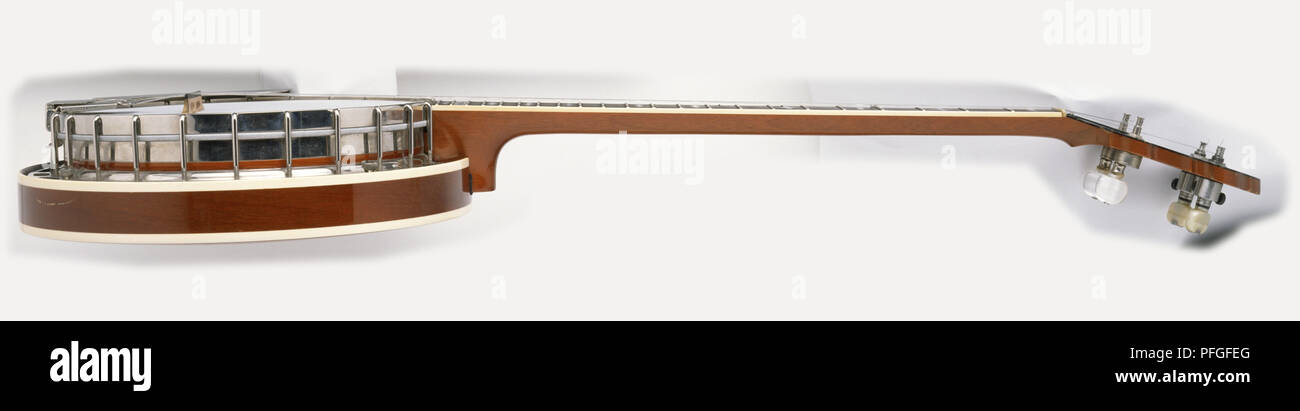Banjo, profile view Stock Photo - Alamy