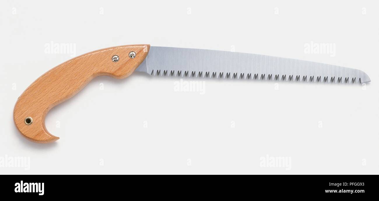 Pruning saw, side view Stock Photo - Alamy