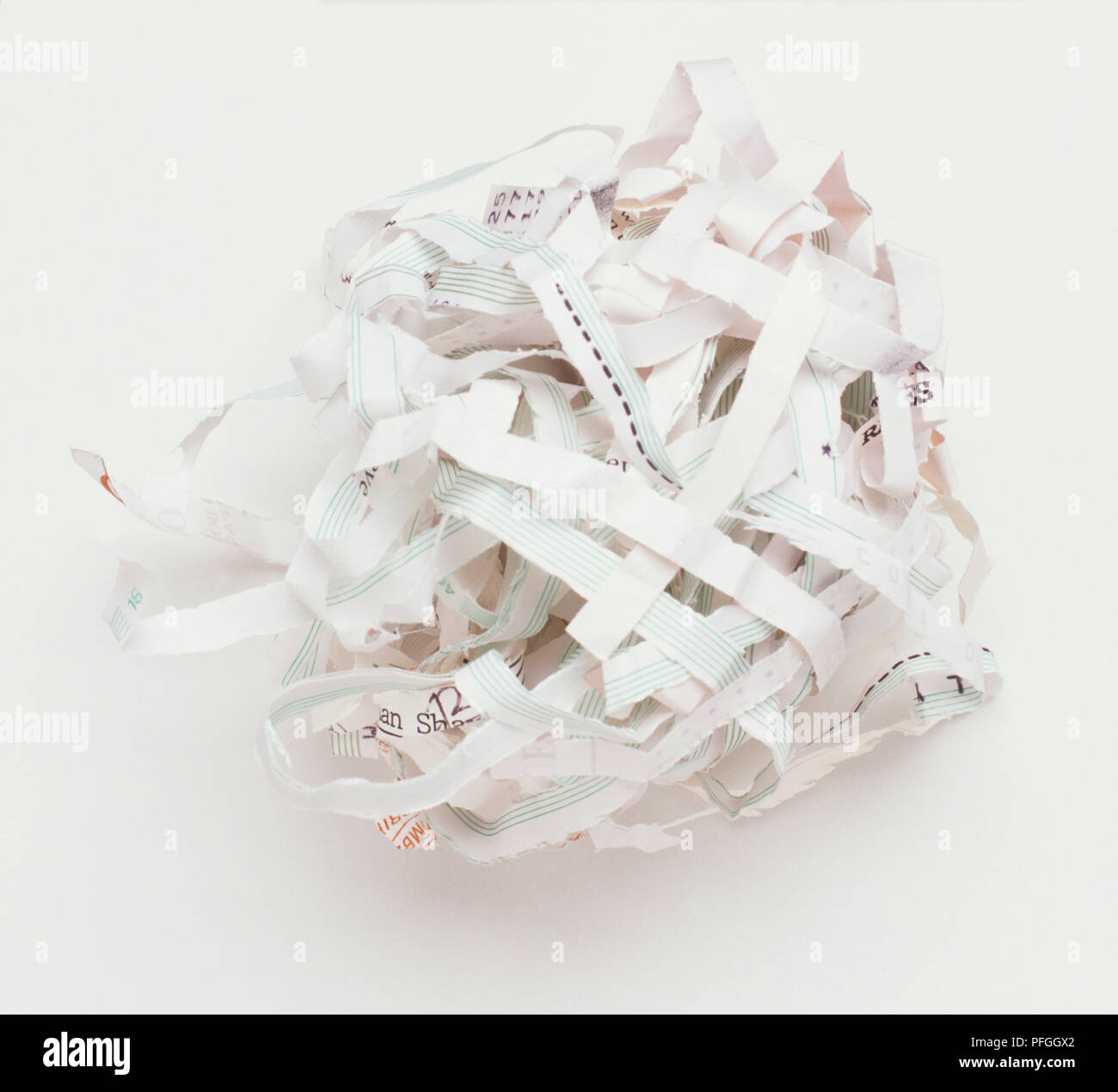 Pile of shredded paper hi-res stock photography and images - Alamy