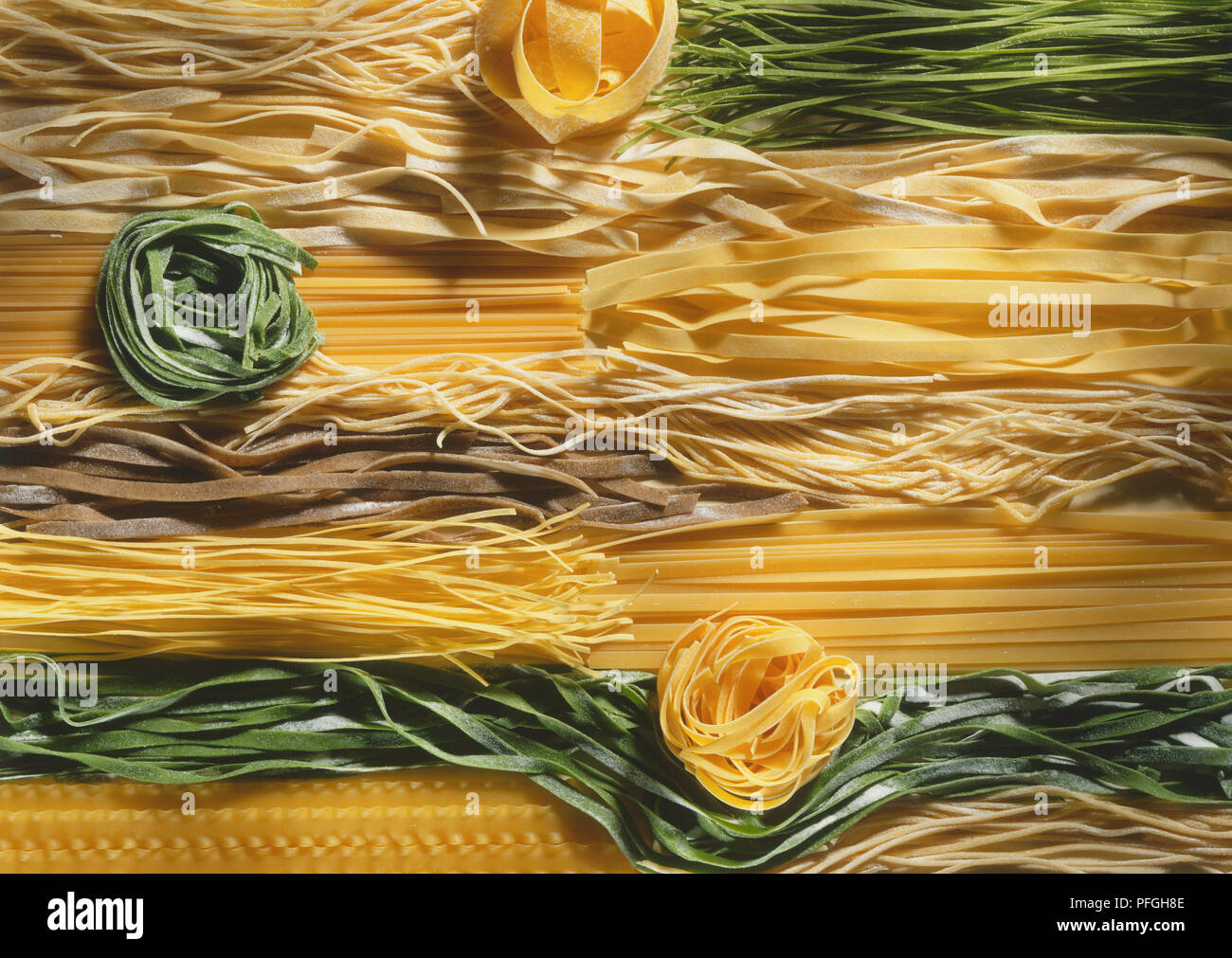 Selection of pasta Stock Photo - Alamy