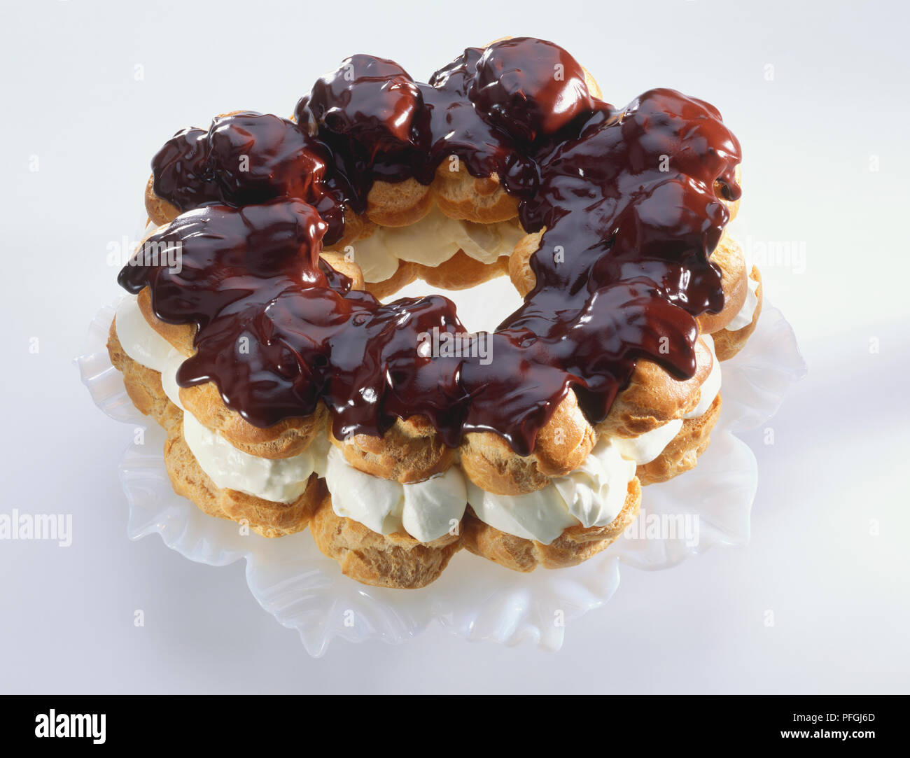 Choux pastry ring hi-res stock photography and images - Alamy