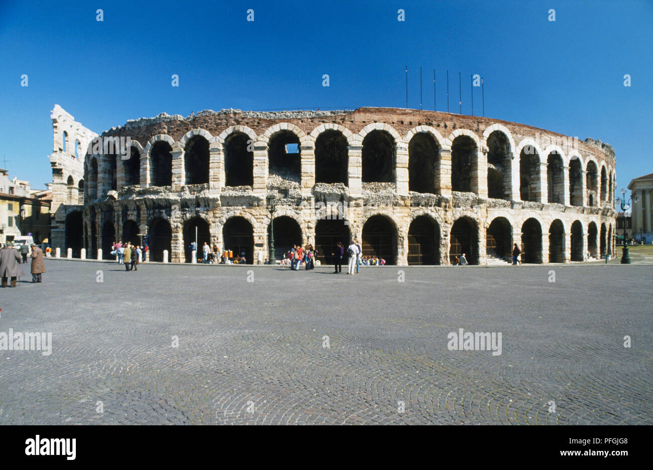 Ancient front arena verona hi-res stock photography and images - Alamy