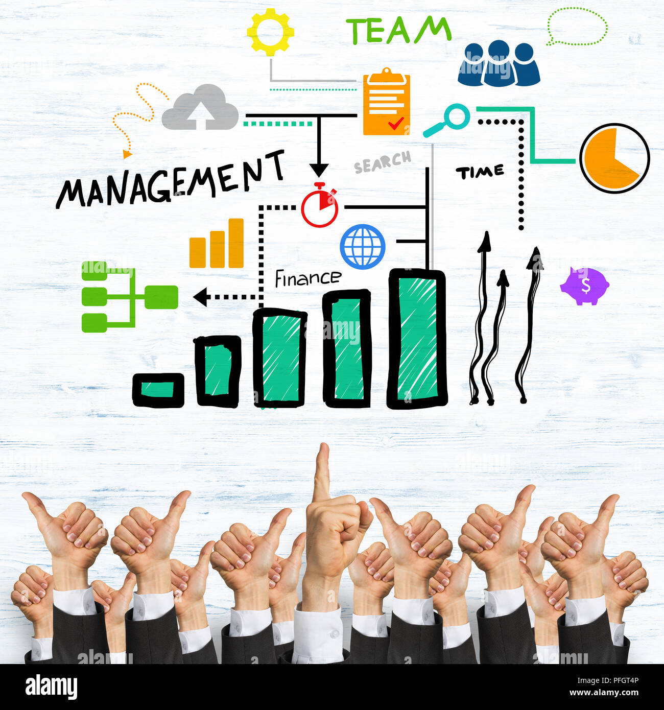 Business and teamwork concept Stock Photo - Alamy