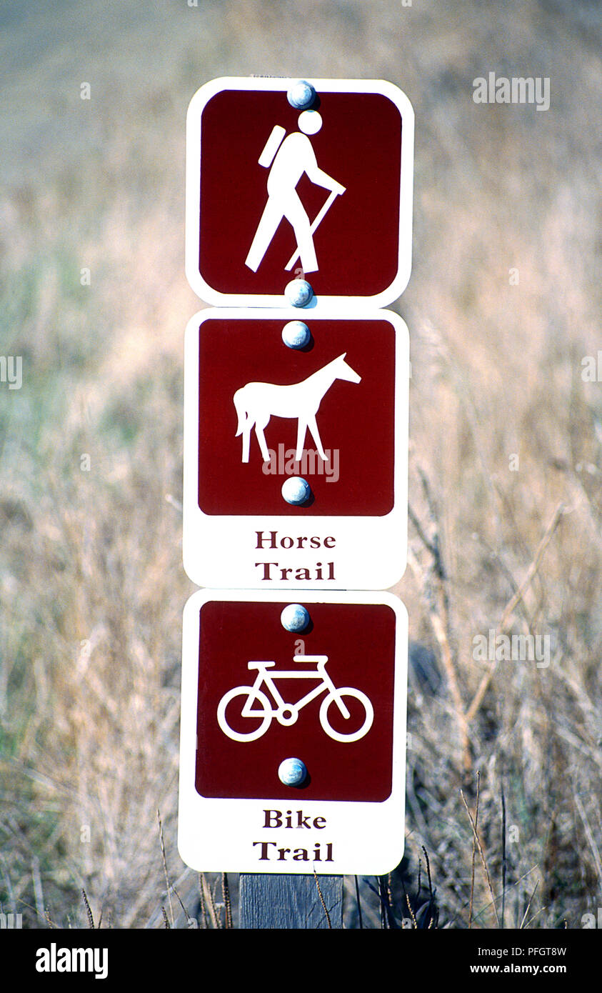 Cycling and hiking trails hi-res stock photography and images - Alamy