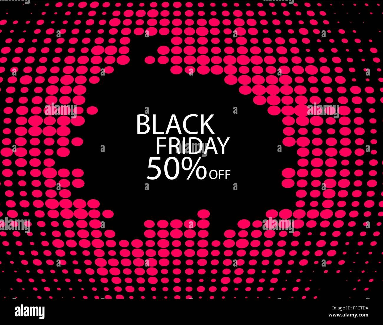 Percent off text on black Stock Vector Images - Alamy