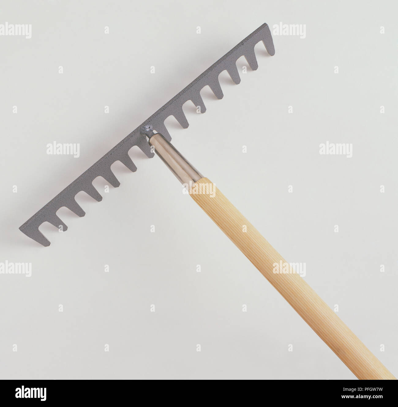 Garden rake, close-up Stock Photo - Alamy
