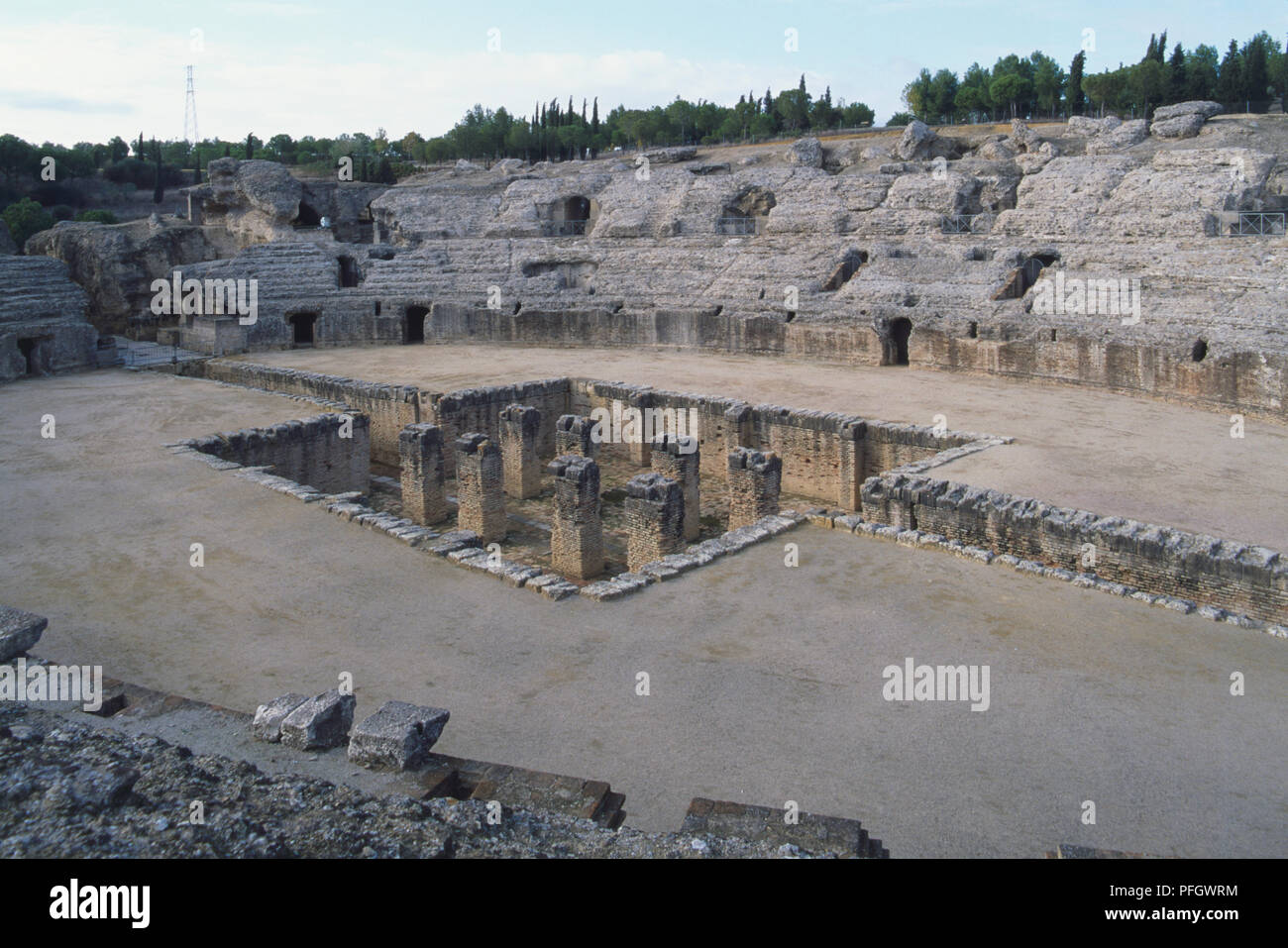 Italica roman amphitheatre spain hi-res stock photography and images ...
