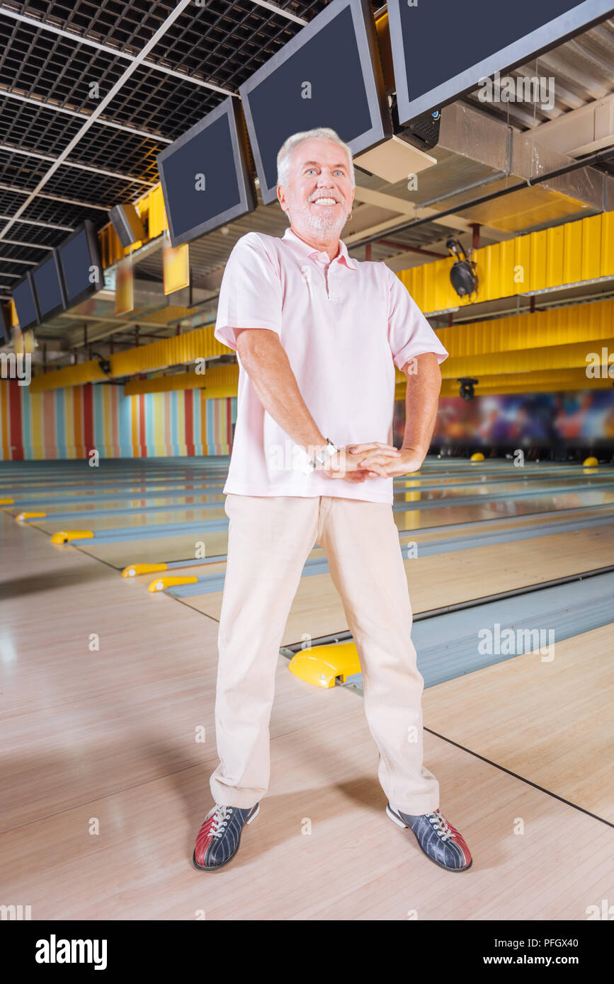 Full length warm up bowling hi-res stock photography and images - Alamy