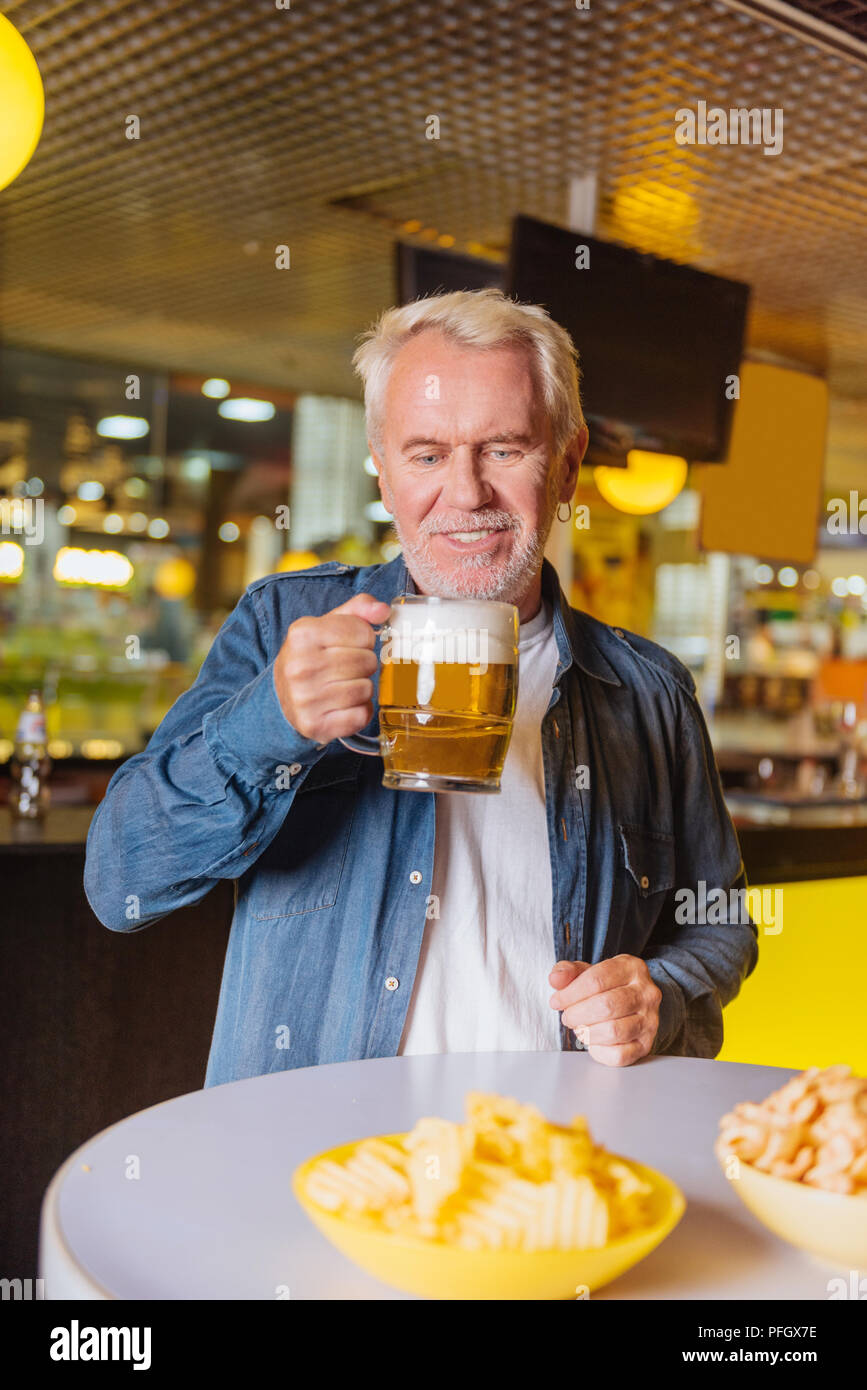 Man junk food baby hi-res stock photography and images - Alamy