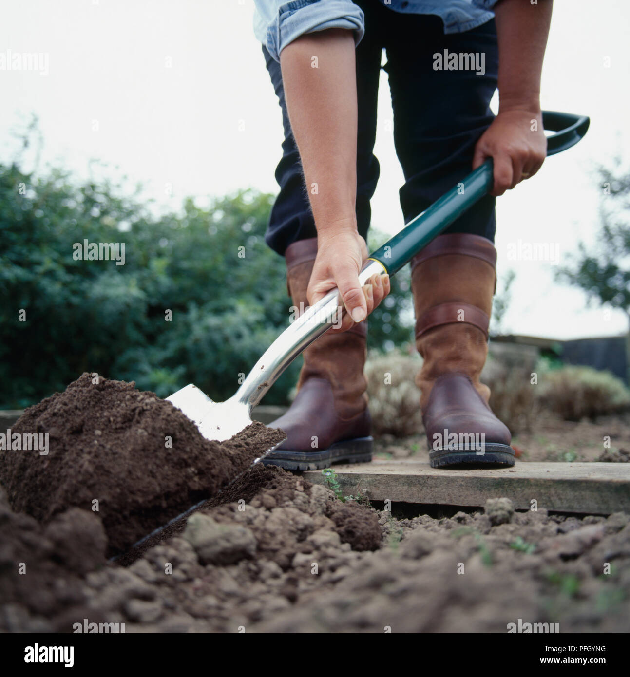 Spade turning hi-res stock photography and images - Alamy