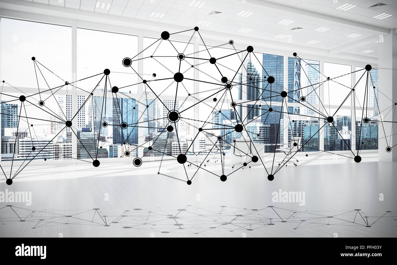 Networking and wireless connection as concept for effective mode Stock ...