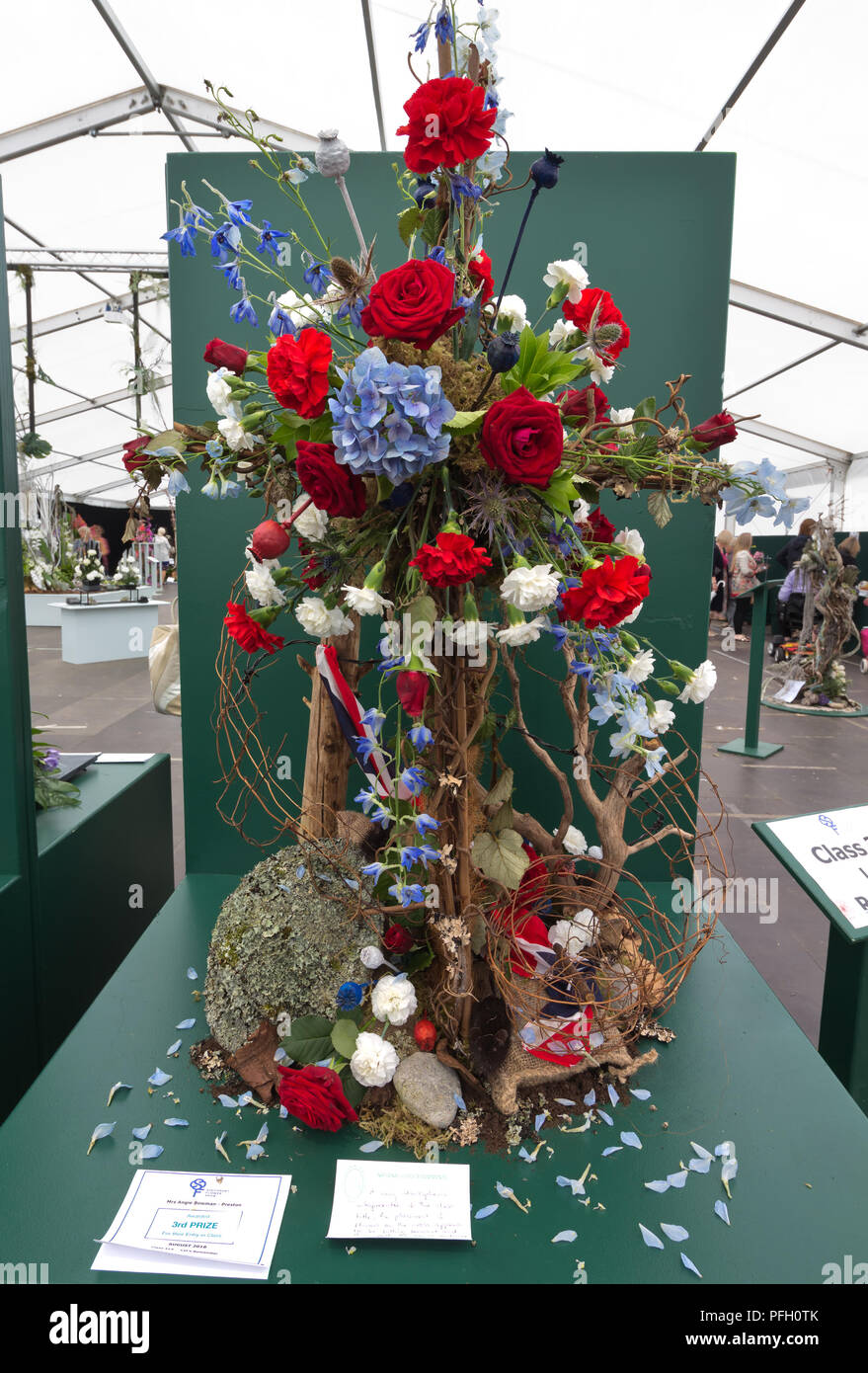 Stunning floral displays at the 2018 Southport Flower Show Stock Photo ...