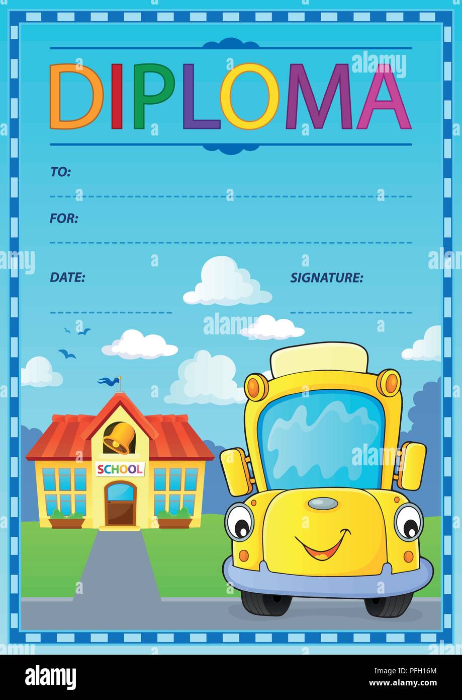 Diploma design image 5 - eps10 vector illustration Stock Vector Image ...