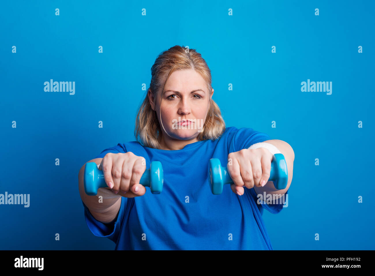 Chubby serious isolated hi-res stock photography and images - Alamy